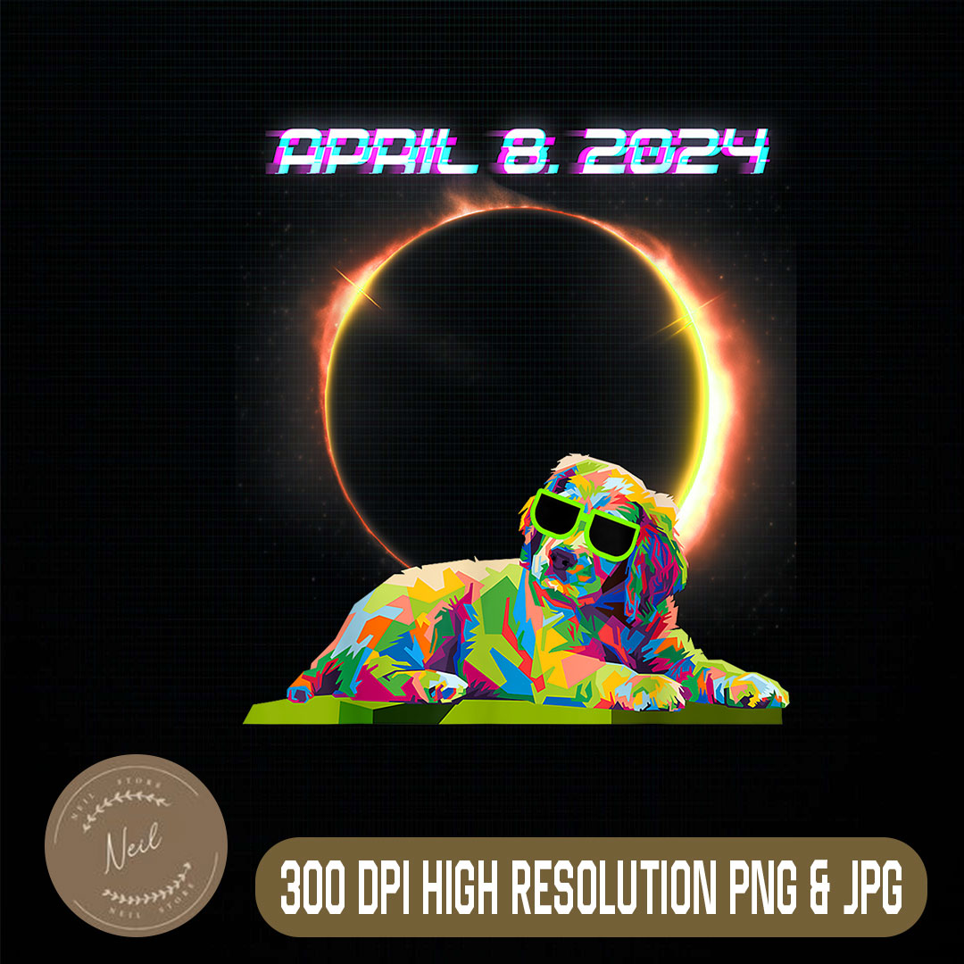 Solar Eclipse Png, 2024 April 8 Dog Solar Eclipse Glasses Pn | Inspire ...