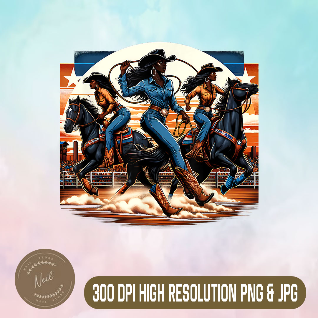 Black Cowgirl Png, Western Rodeo Png, Melanin Black History - Inspire ...