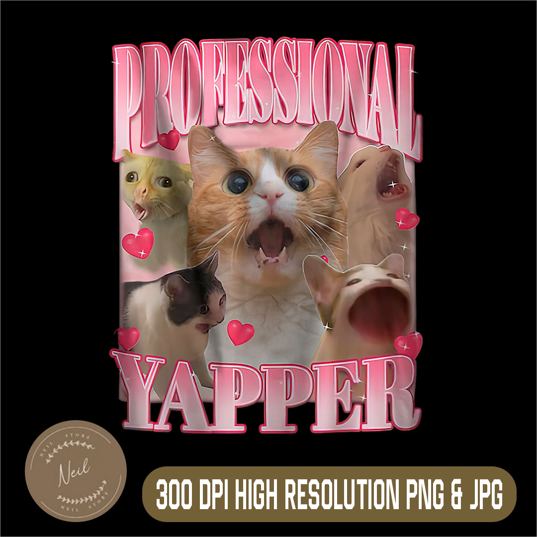 Cat Professional Yapper Png, Funny Oddly Specific Meme Png,D | Inspire ...
