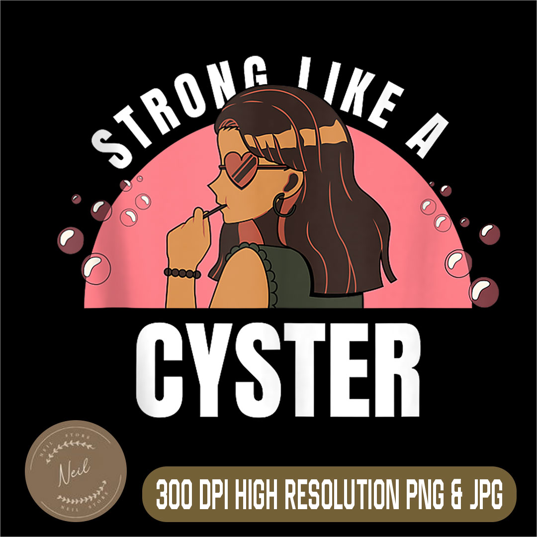 Strong Like A Cyster Png, PCOS Awareness Png, Women's Health | Inspire ...