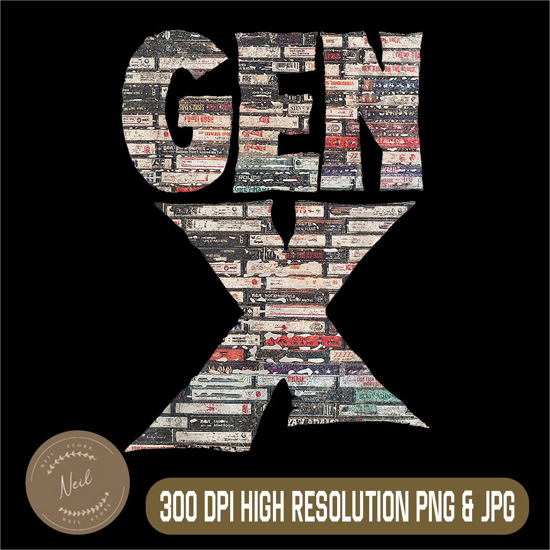 Gen X Png, 80's Rock Cassettes Png,Digital File, PNG High Qu | Inspire ...