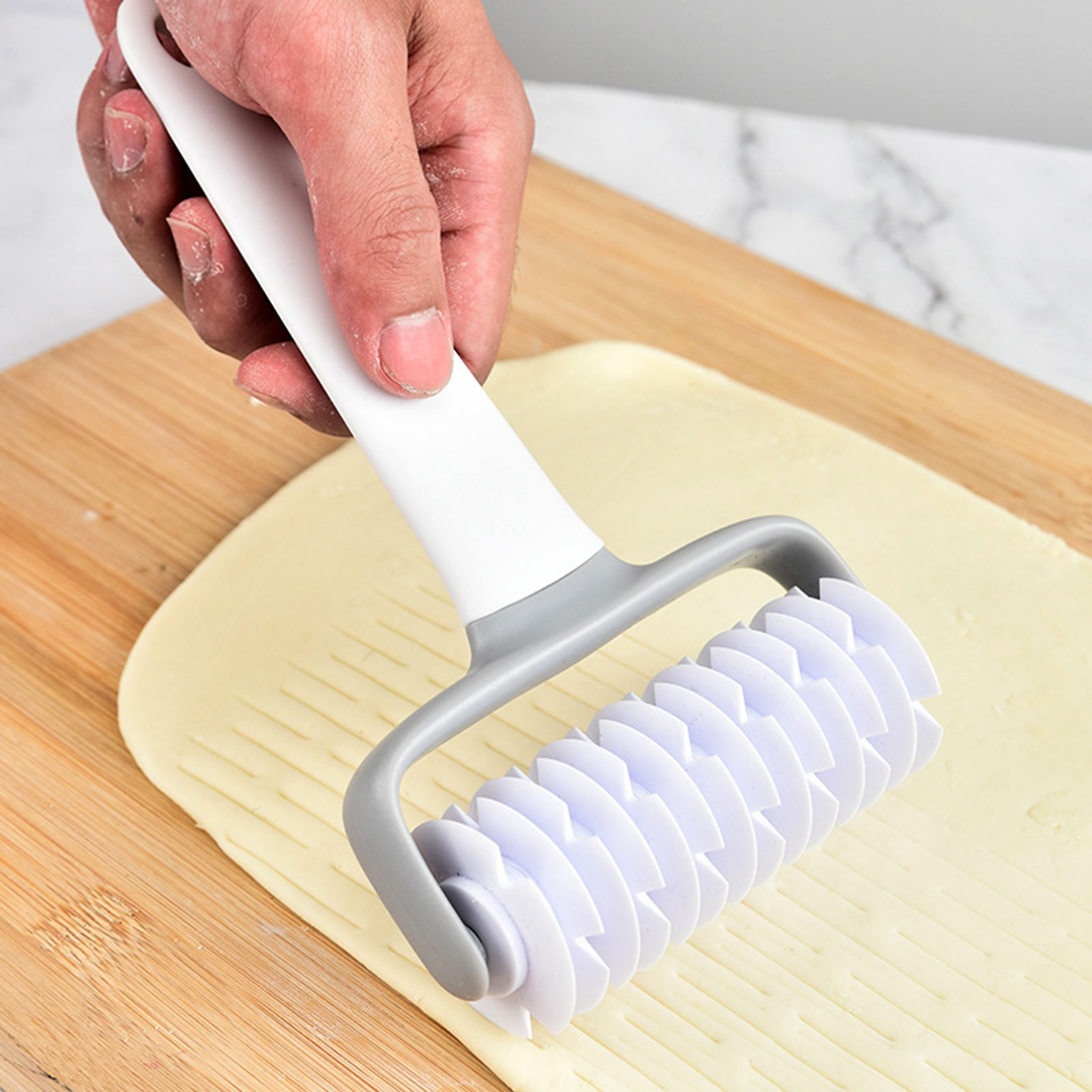 6-piece Set Lattice Pie Crust Cutter With Roller | Inspire Uplift