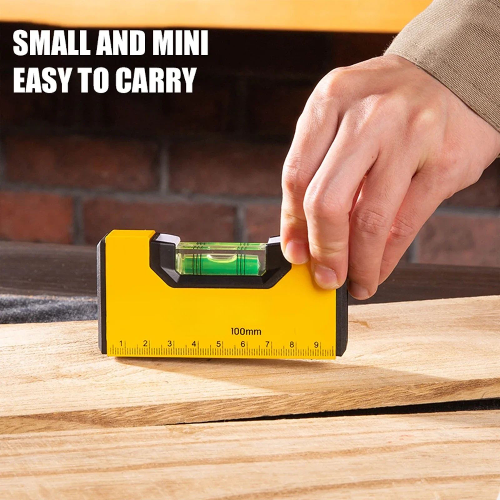 100mm Magnetic Pocket Level High-Precision Aluminum Tool | Inspire Uplift