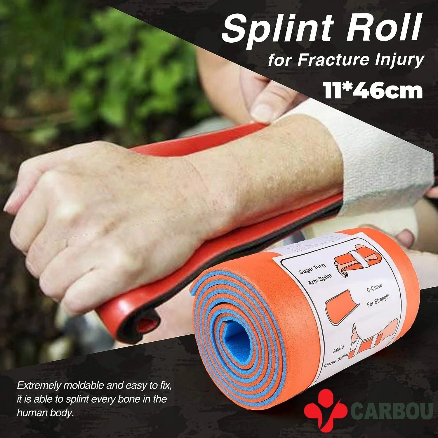 CARBOU First Aid Aluminum Splint Roll | Inspire Uplift