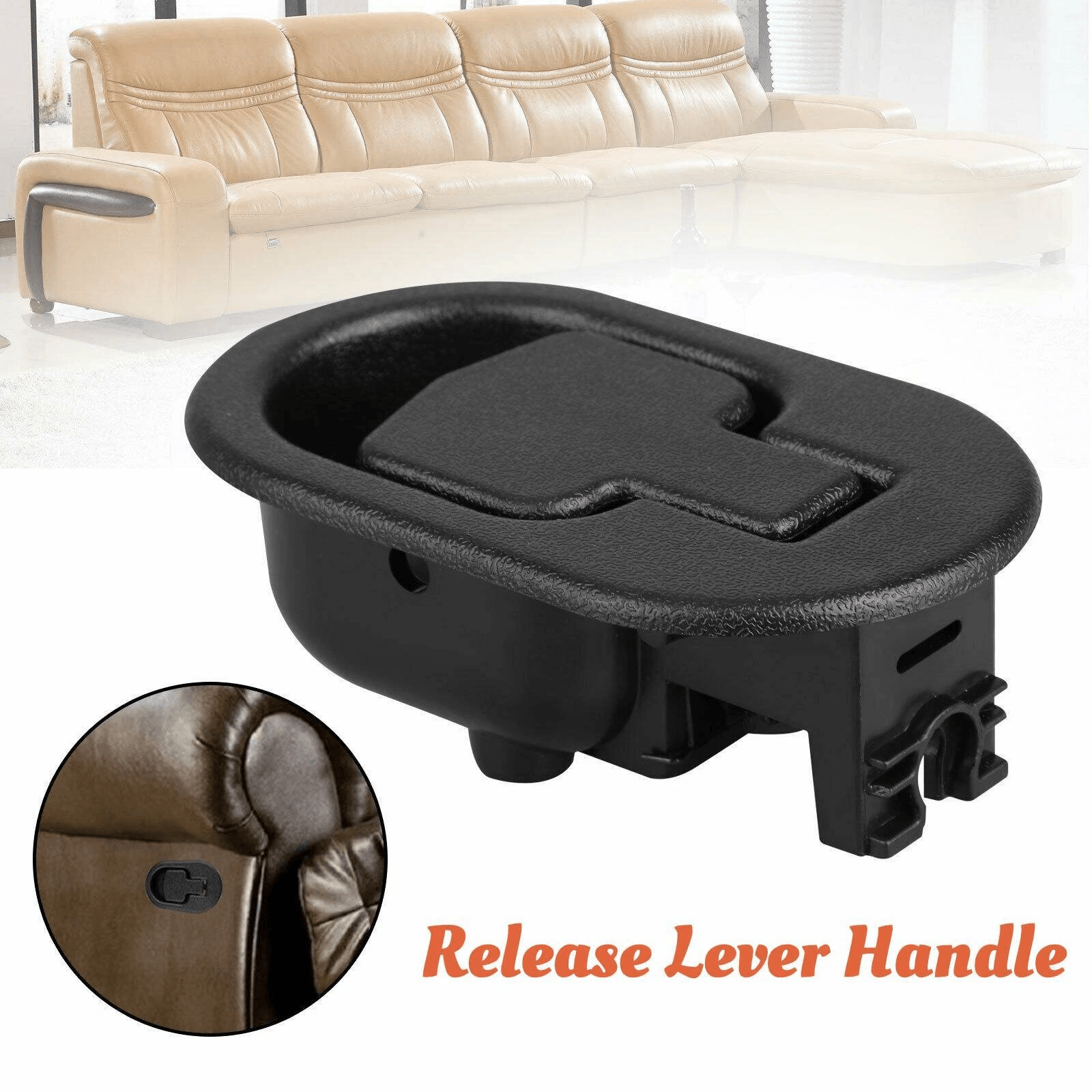Universal Recliner Pull Handle - Black Replacement | Inspire Uplift