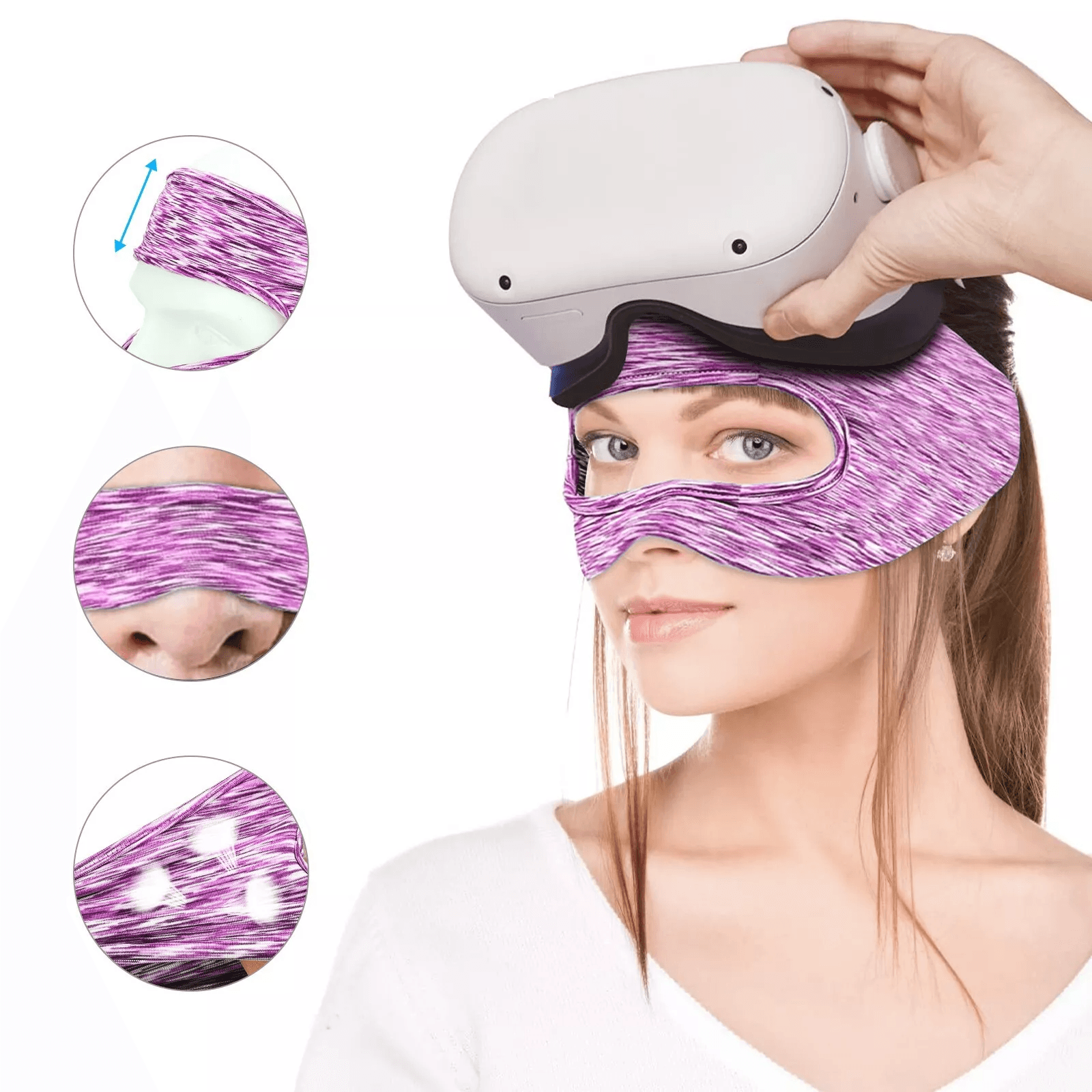 Adjustable VR Eye Mask for Oculus Quest – Washable & Breatha | Inspire ...