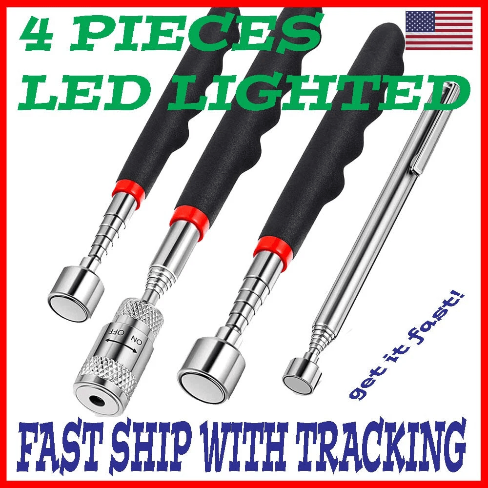 Magnetic Telescoping Pickup Tool Set with LED | Inspire Uplift