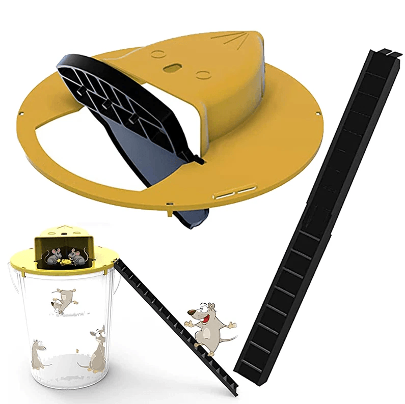Flip & Slide Mouse Trap Bucket Lid Catcher | Inspire Uplift