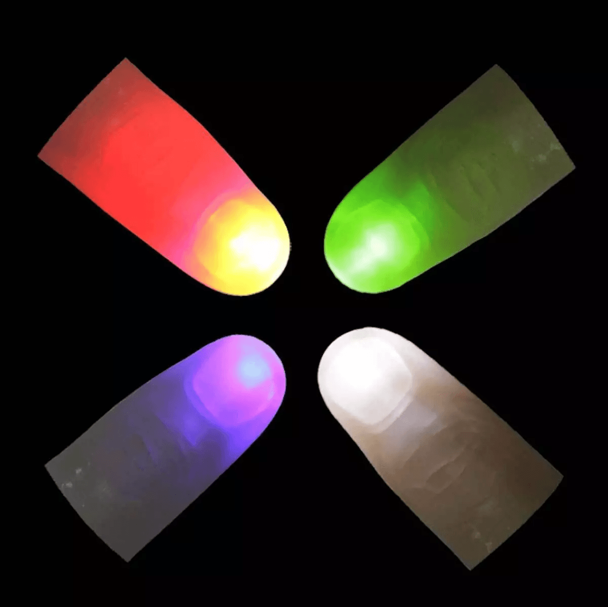 LED Finger Thumbs Light Prank Trick – Multi-Color Magic Prop | Inspire Uplift