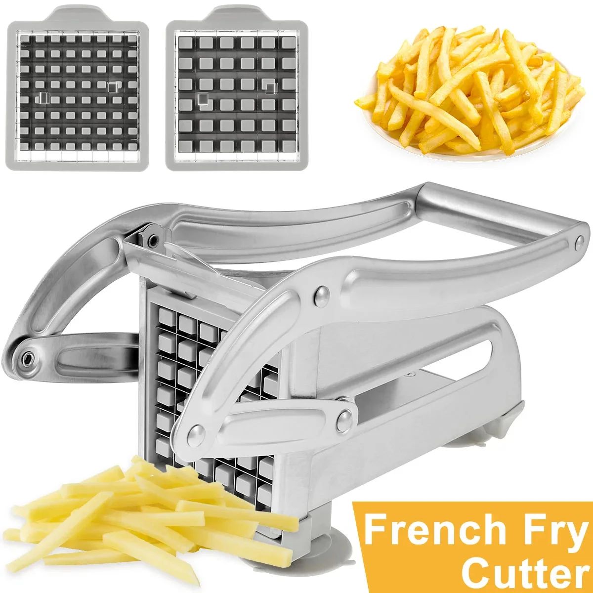 Stainless Steel Manual Potato Cutter & Slicer | Inspire Uplift