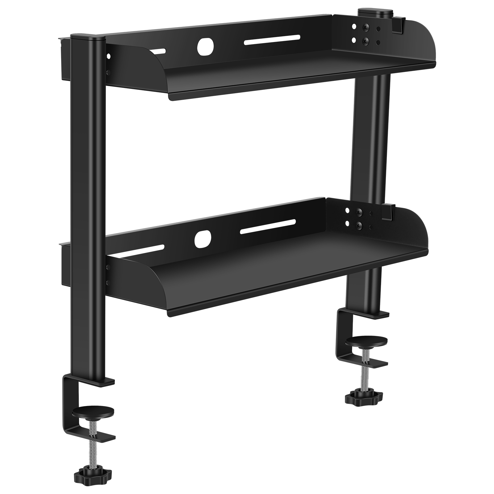 2-Tier Clamp-on Desk Shelf | Adjustable Space Rack | Inspire Uplift