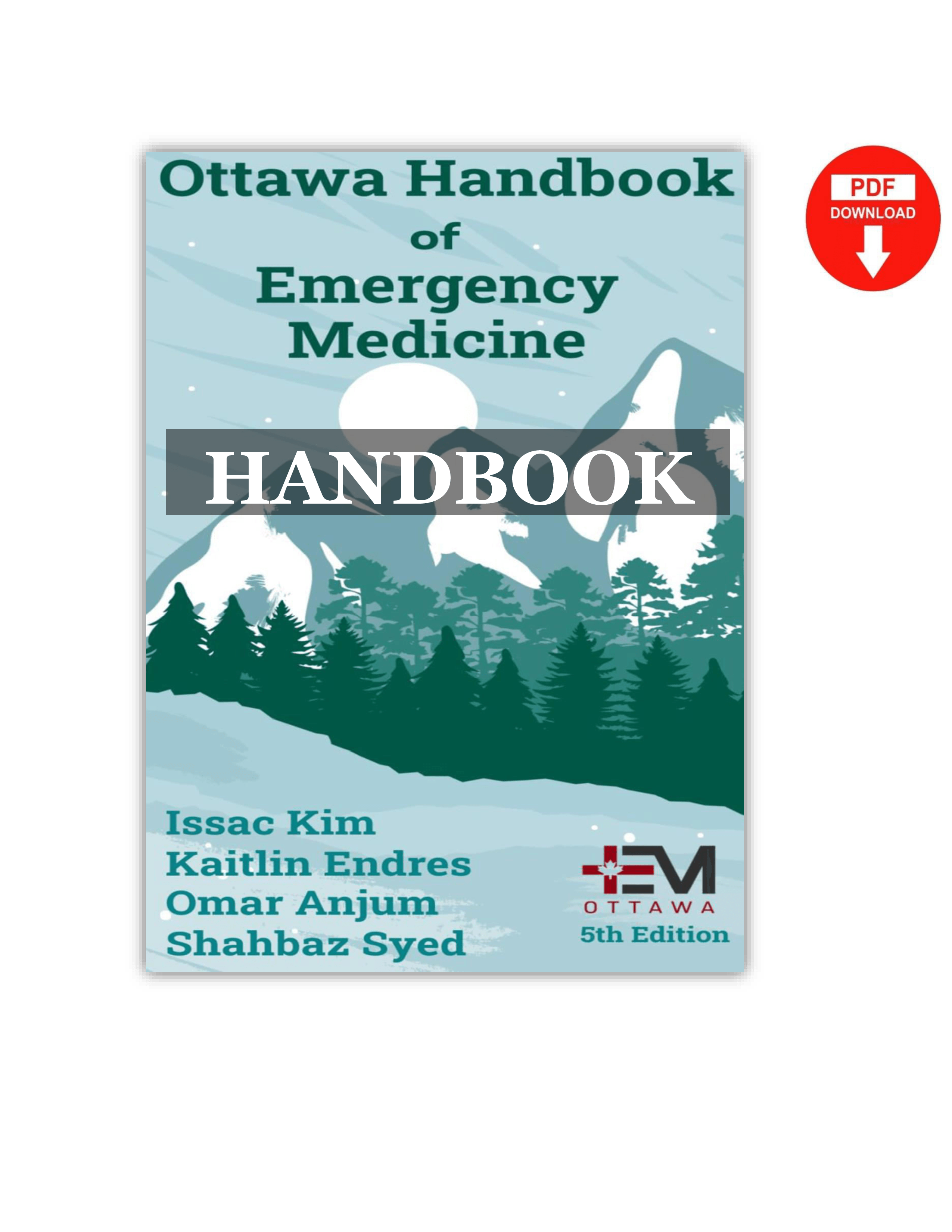 Ottawa Handbook of Emergency Medicine, 5th Edition (2024) by | Inspire ...