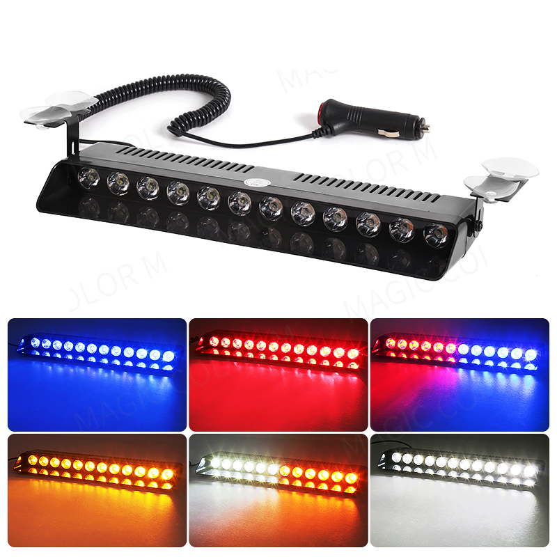 12 LED Car Strobe Light - Emergency Warning Beacon Flash | Inspire Uplift