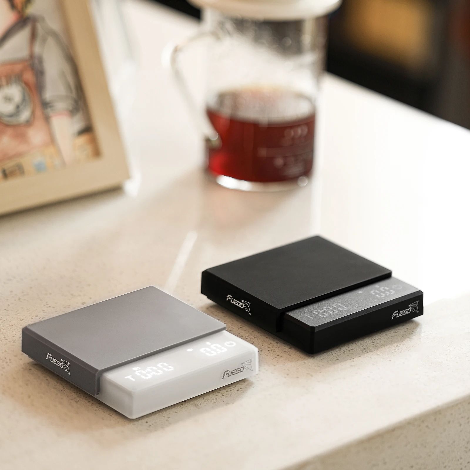 Fuego Rechargeable Coffee Scale | 0.1g Precision | Inspire Uplift