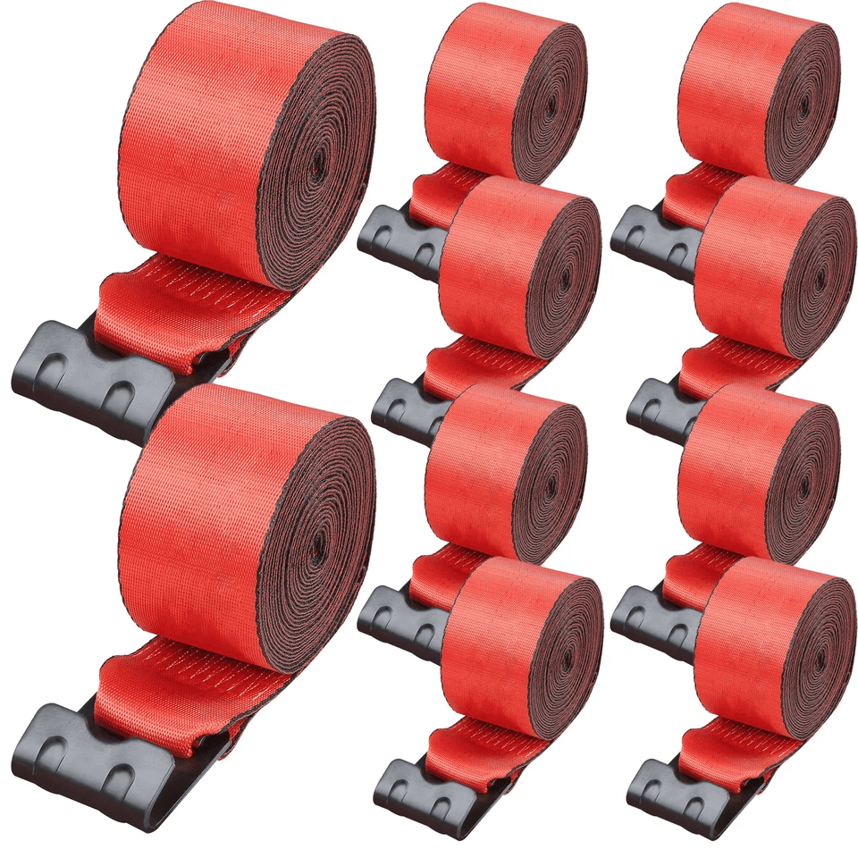 Heavy Duty Red Winch Straps, 10 Pack | Inspire Uplift