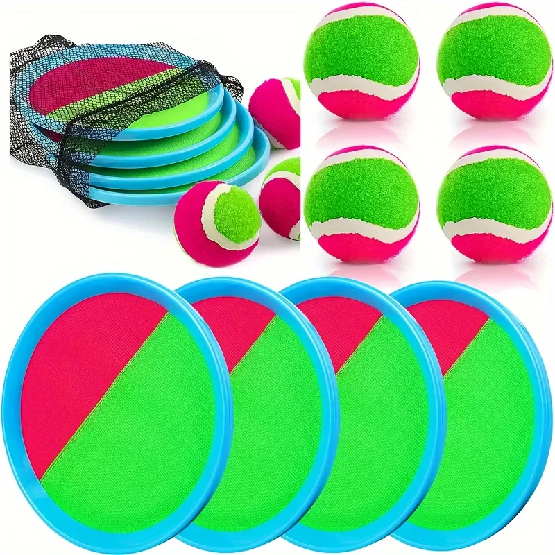Sticky Ball Toys Set with Rackets and Ball Outdoor Fun | Inspire Uplift