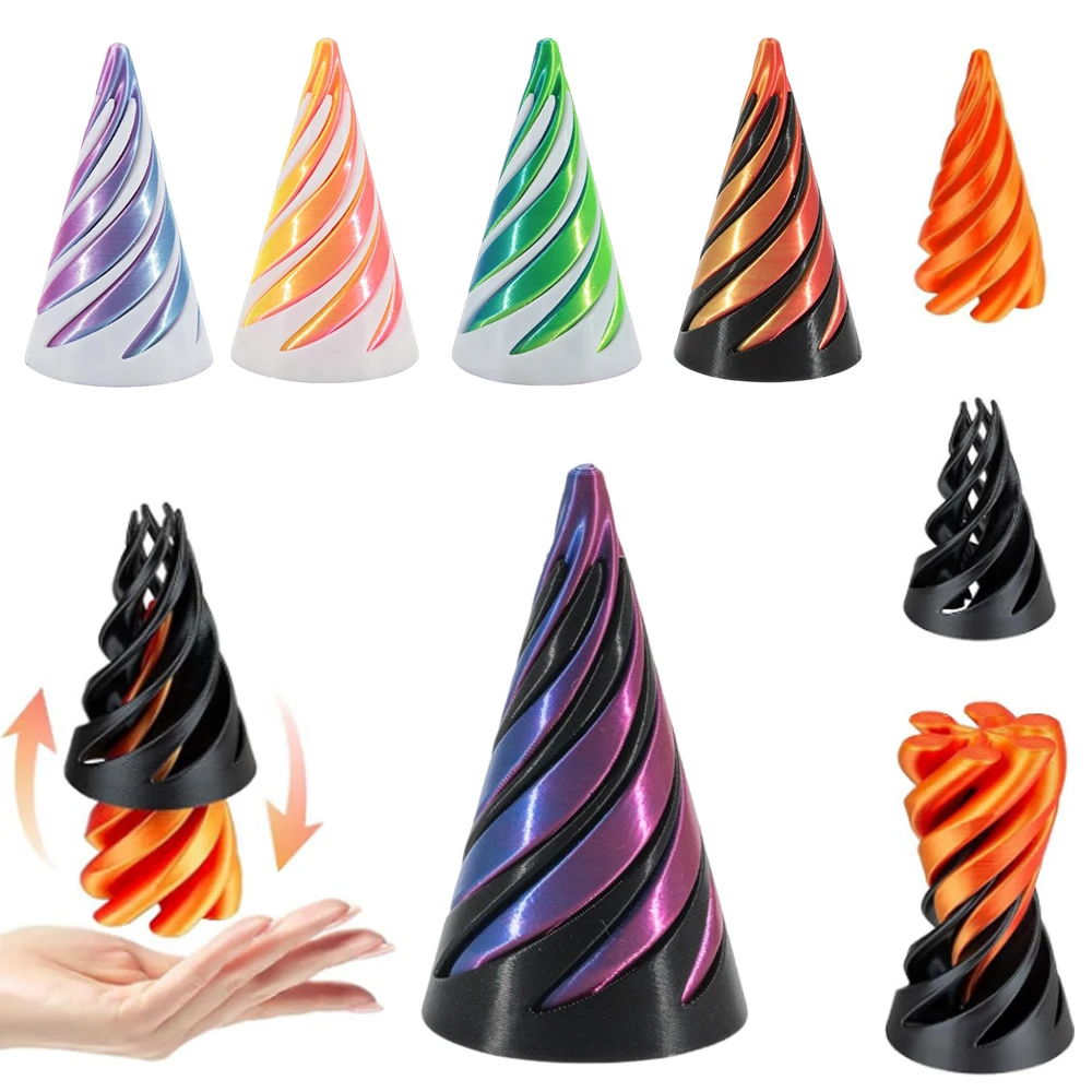 3D Printed Impossible Pyramid – Hypnotic Vortex Illusion Toy | Inspire ...