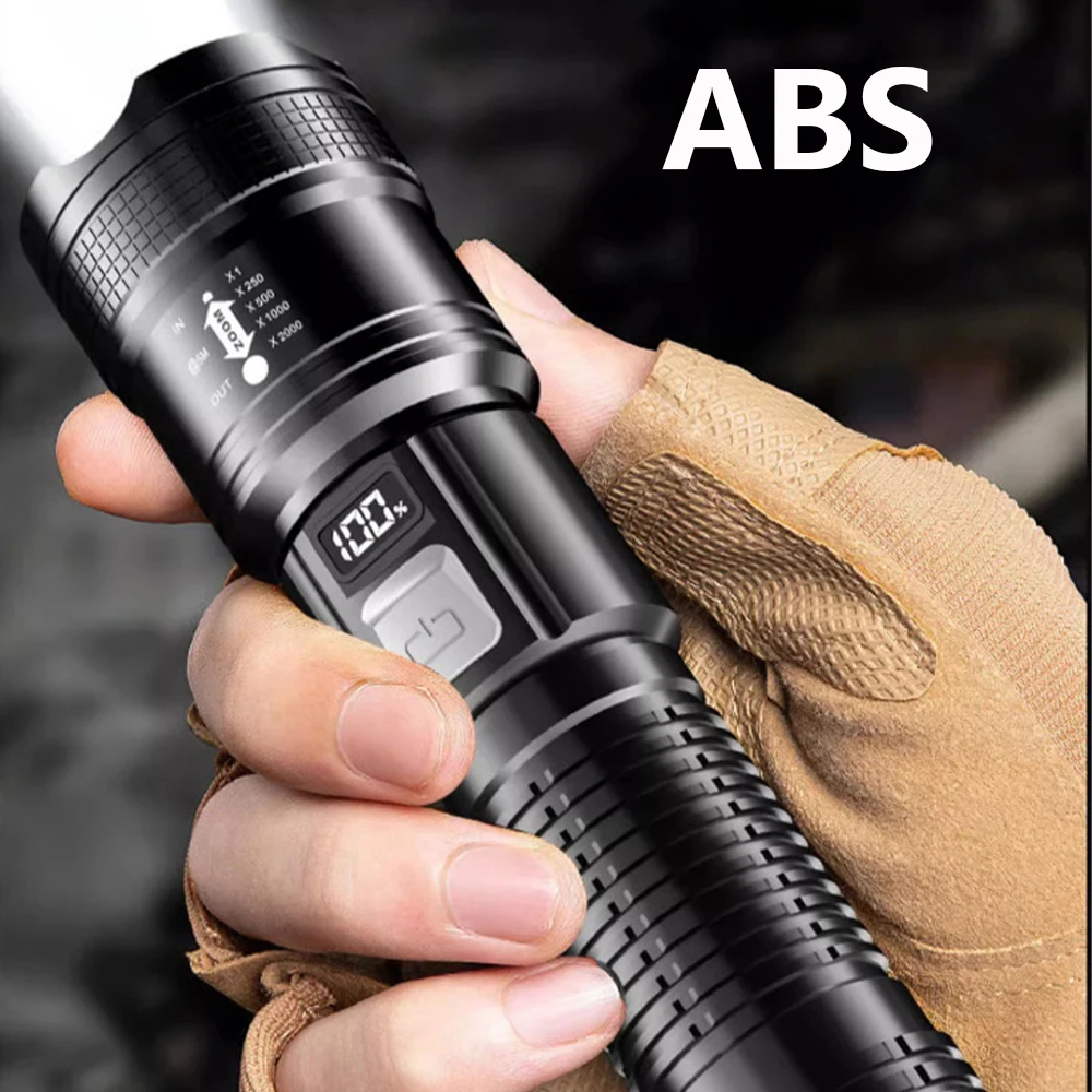 Super Bright USB Rechargeable LED Flashlight – Waterproof | Inspire Uplift