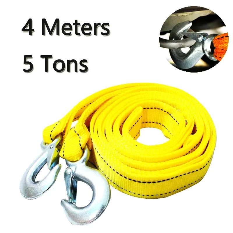 Heavy Duty Car Tow Cable, 20FT Recovery Rope with Hooks | Inspire Uplift