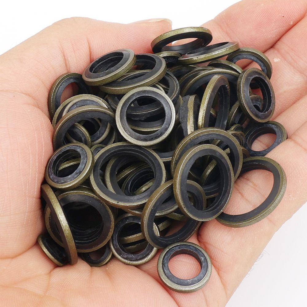Rubber Oil Drain Plug Gasket Kit Universal Drainage Bolt Pad | Inspire ...