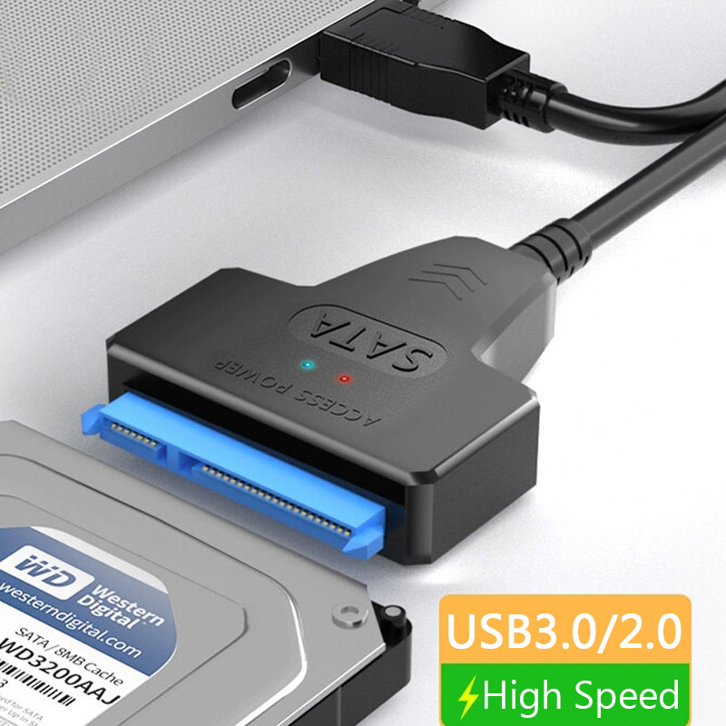 USB 3.0 to SATA III Adapter – External HDD/SSD 22-Pin Cable | Inspire ...