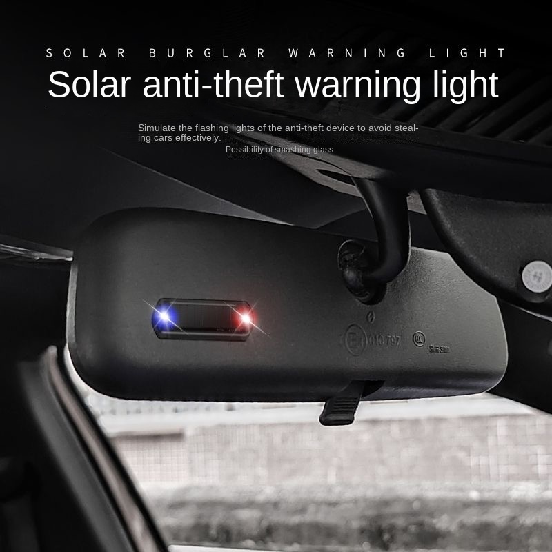 Solar Car Anti-Theft Warning Light Mini LED Security Lamp | Inspire Uplift