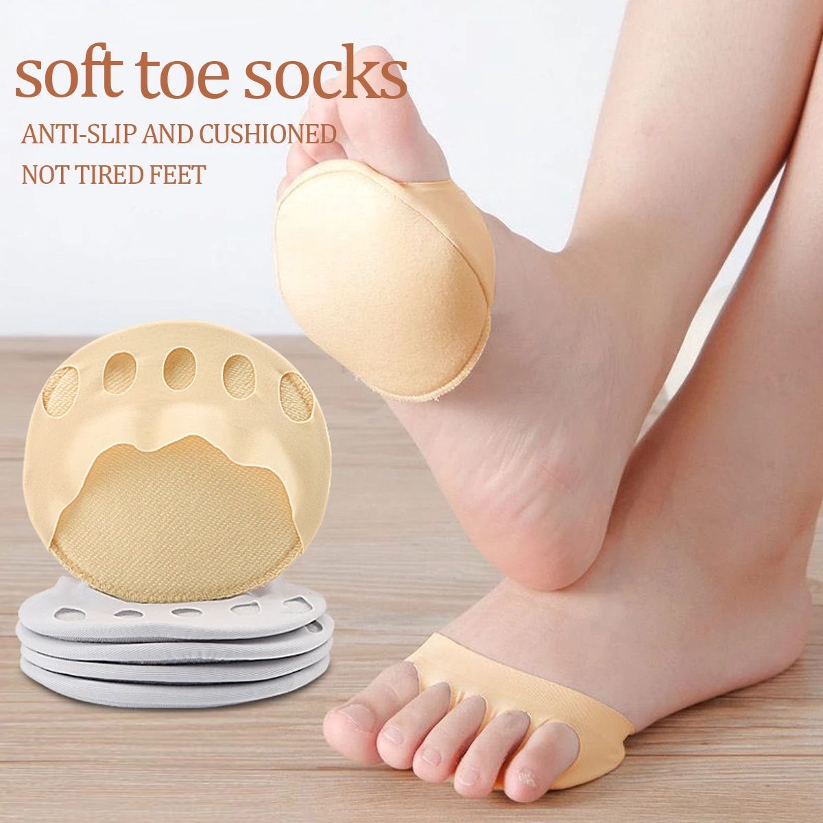Five Toes Forefoot Pads for Women – Foot Care | Inspire Uplift