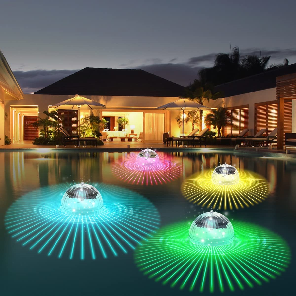 Solar LED Floating Pool Ball Waterproof Glow Light | Inspire Uplift