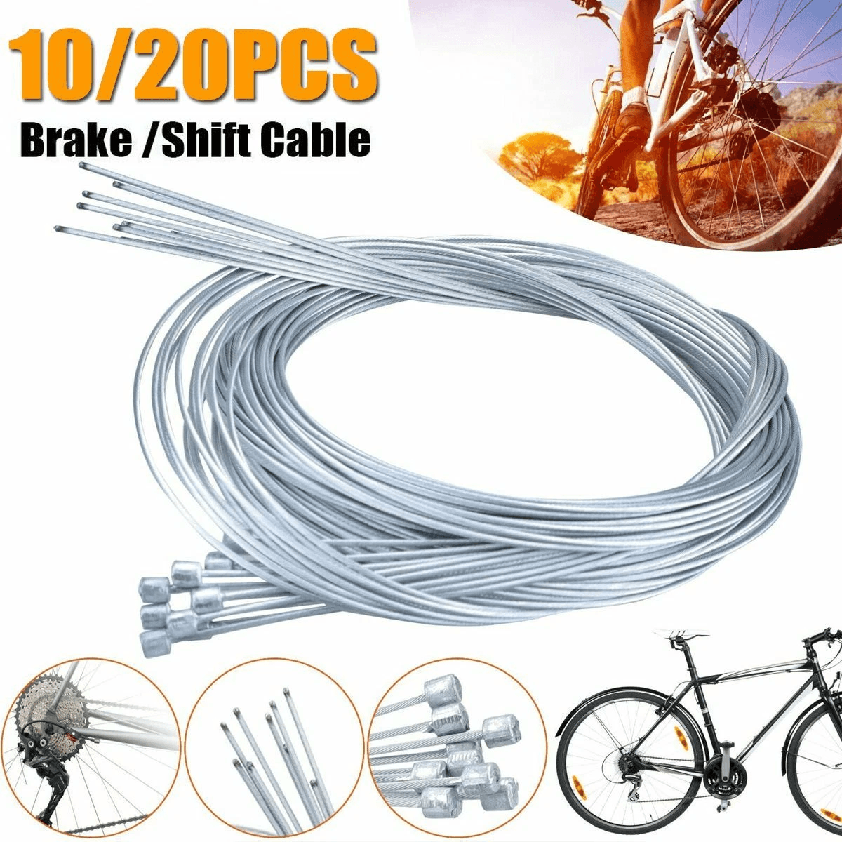 Stainless Steel Bike Shift & Brake Cable Wire | Inspire Uplift