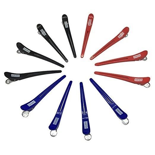 12-Pack Salon Hair Clips - Professional Non-Slip Alligator | Inspire Uplift