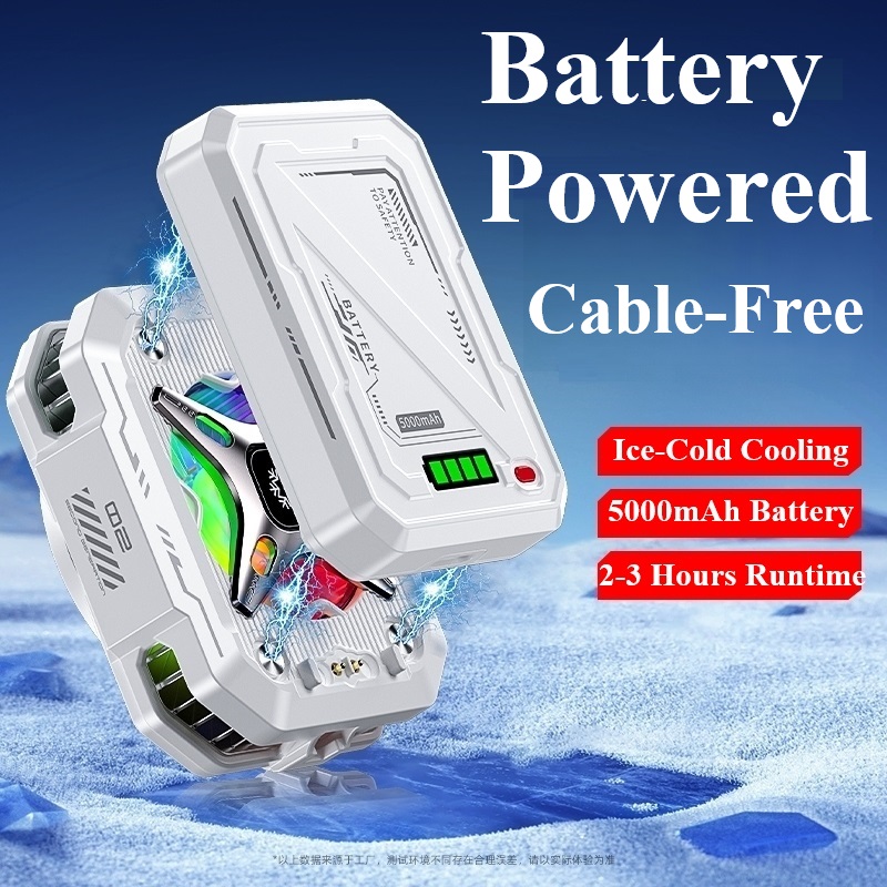 TH10 Phone Cooler Radiator 5000mAh Ice Cooling for Gaming | Inspire Uplift