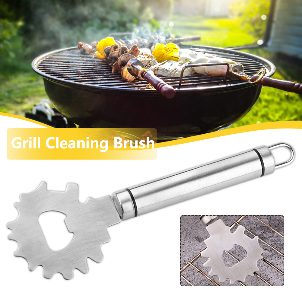 Stainless Steel Grill Cleaning Scraper Handheld BBQ Net Clea | Inspire ...