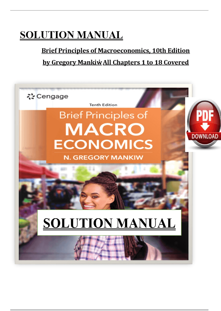 Solution Manual for Brief Principles of Macroeconomics, 10th | Inspire ...
