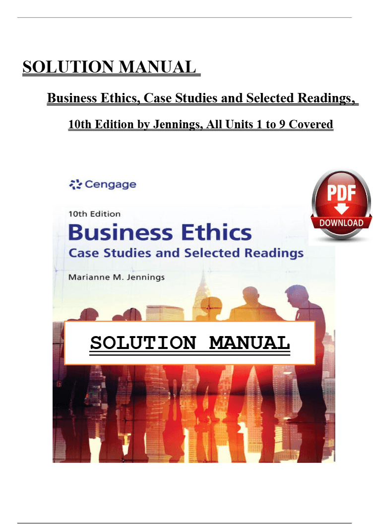Solutions and Answer Guide for Business Ethics Case Studies | Inspire ...