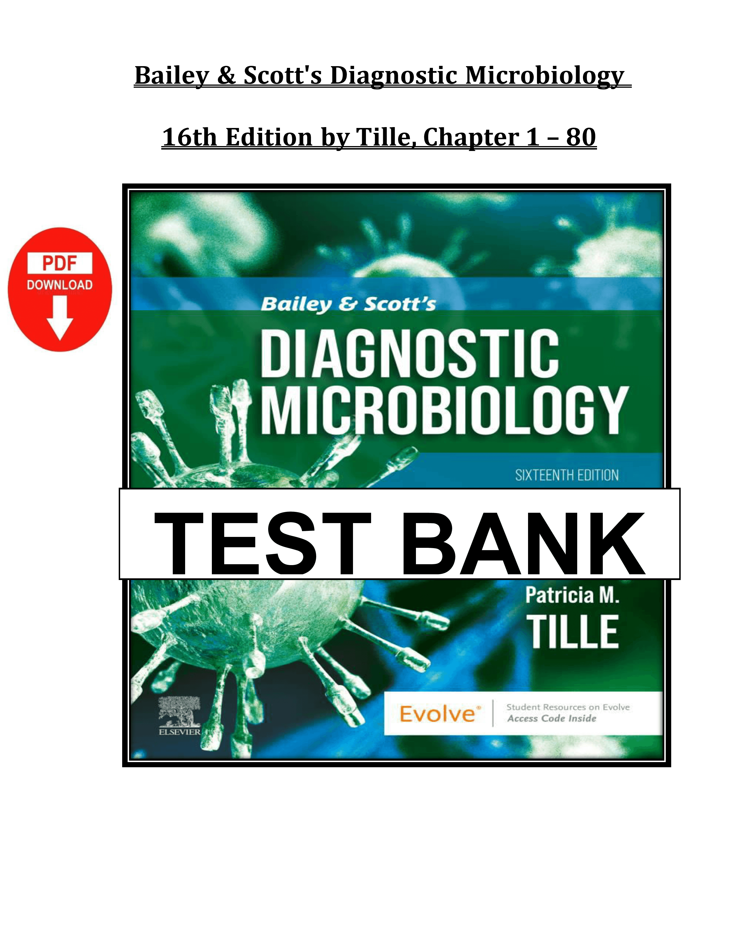 Bailey & Scotts Diagnostic Microbiology – 16e (Patricia M. T | Inspire ...