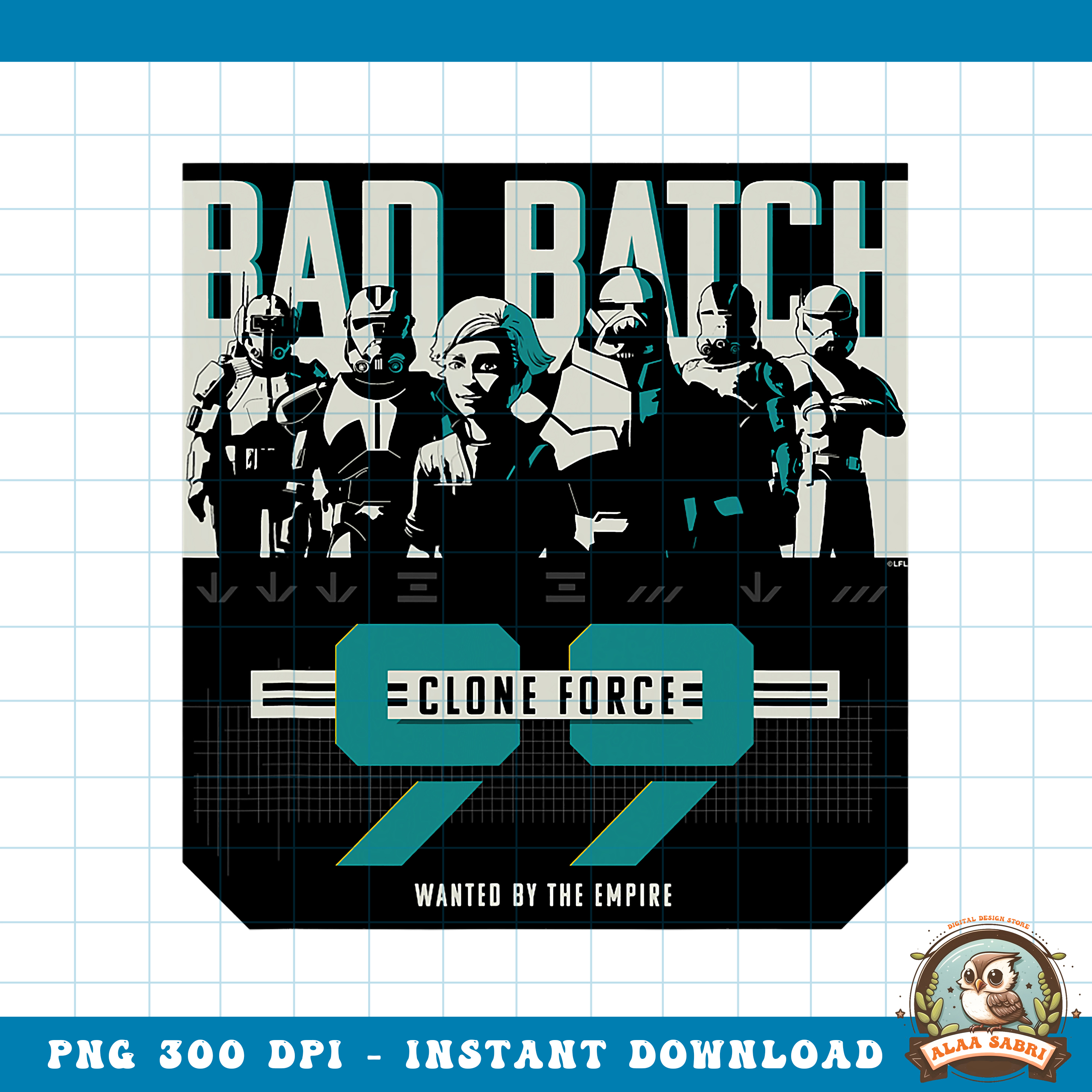 Star Wars The Bad Batch Clone Force 99 Wanted by the Empire | Inspire Uplift