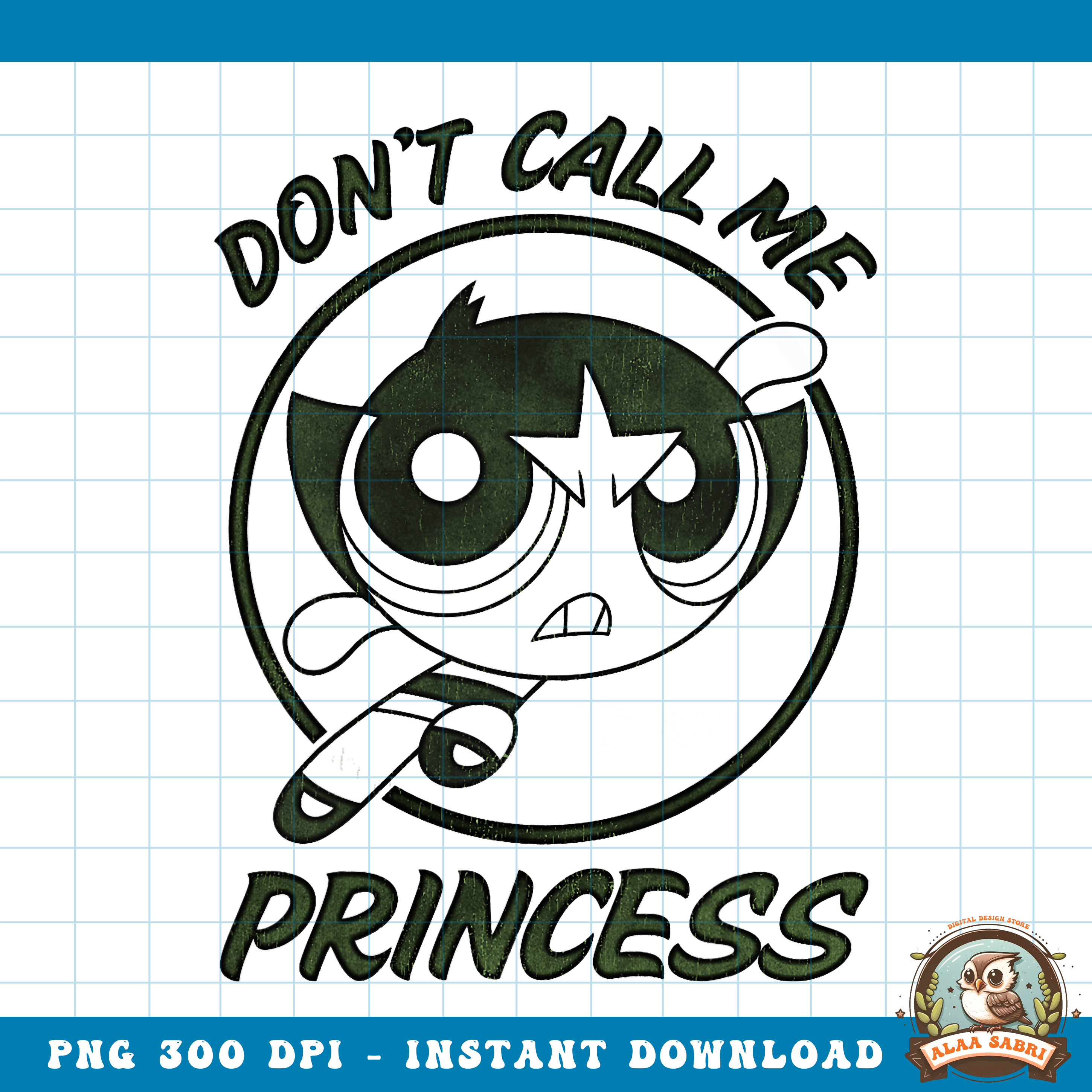 CN The Powerpuff Girls Buttercup Don_t Call Me Princess png, | Inspire ...