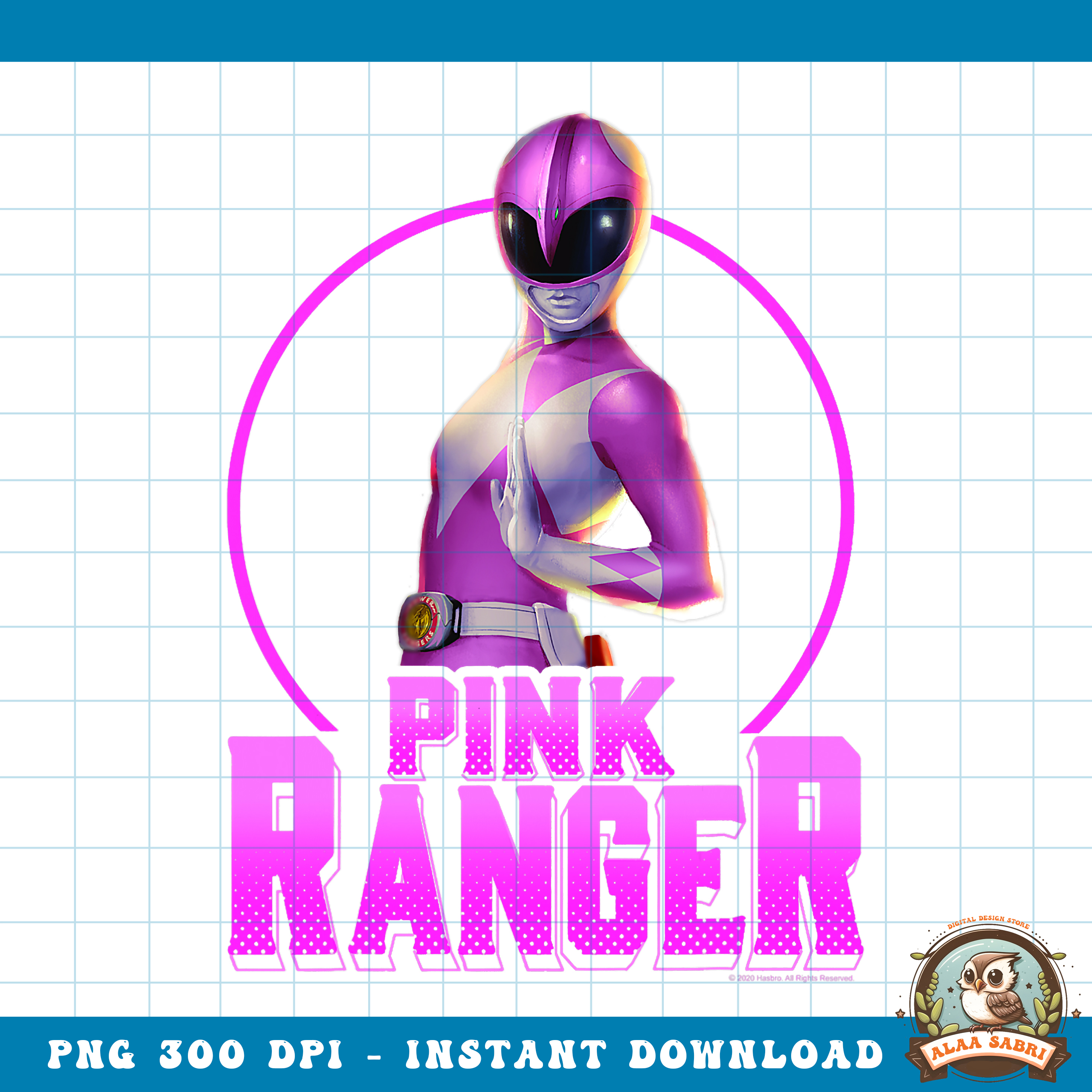 Power Rangers Pink Ranger Karate Action Circle Portrait png, | Inspire ...