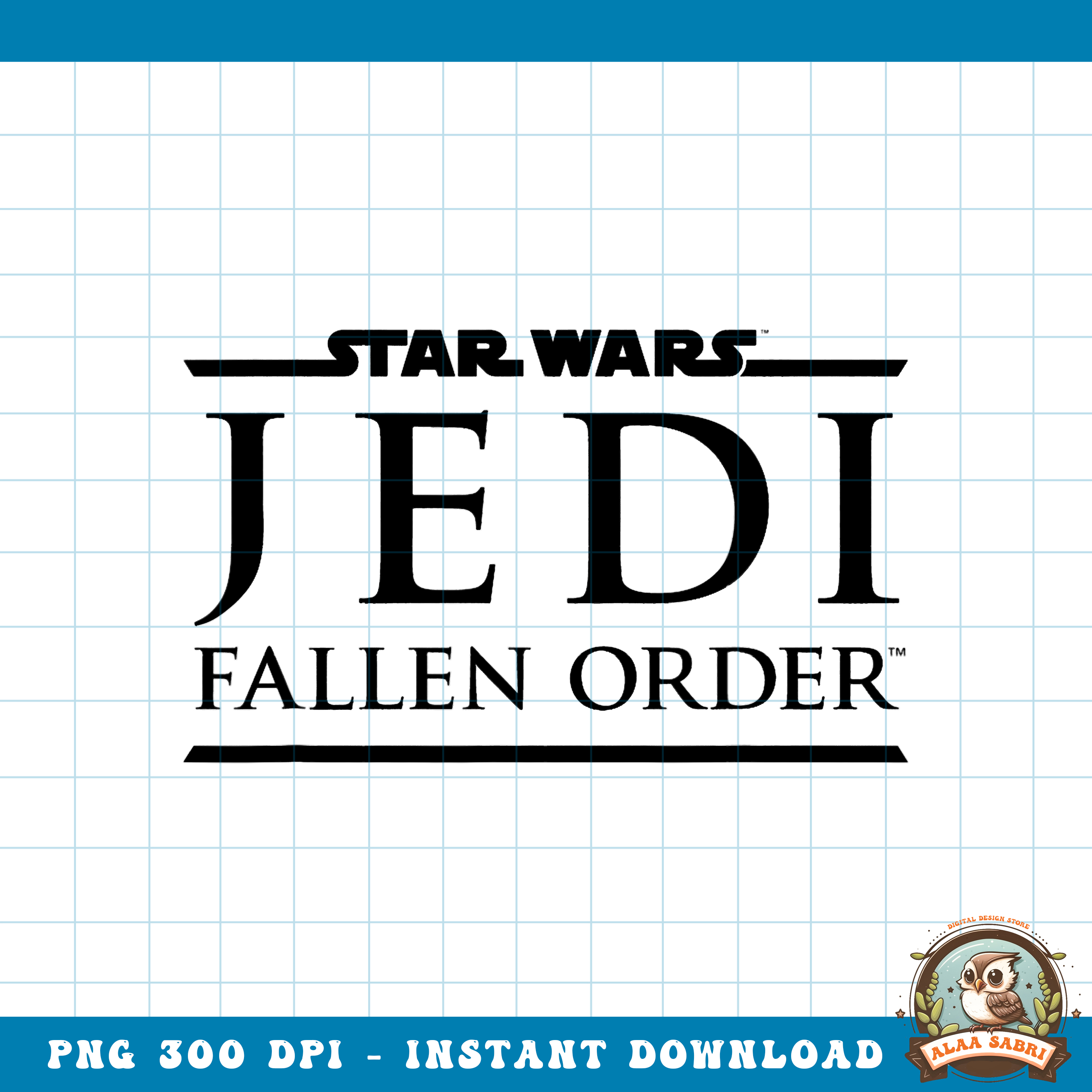 Star Wars Game Jedi Fallen Order Logo png, digital download, | Inspire ...