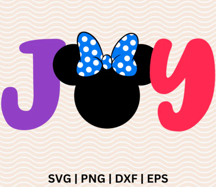 Disney Minnie Joy Christmas SVG File For Cricut or Silhouett | Inspire ...