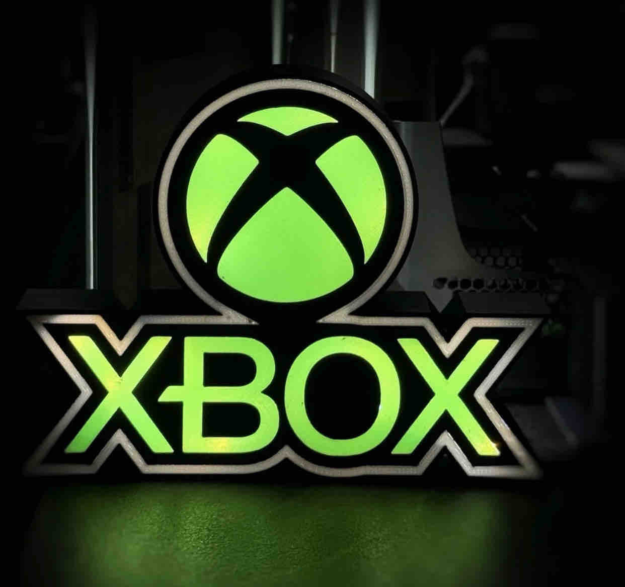 Xbox Logo Light Box 3D Printed LED Lamp Neon Sign For Man C | Inspire ...
