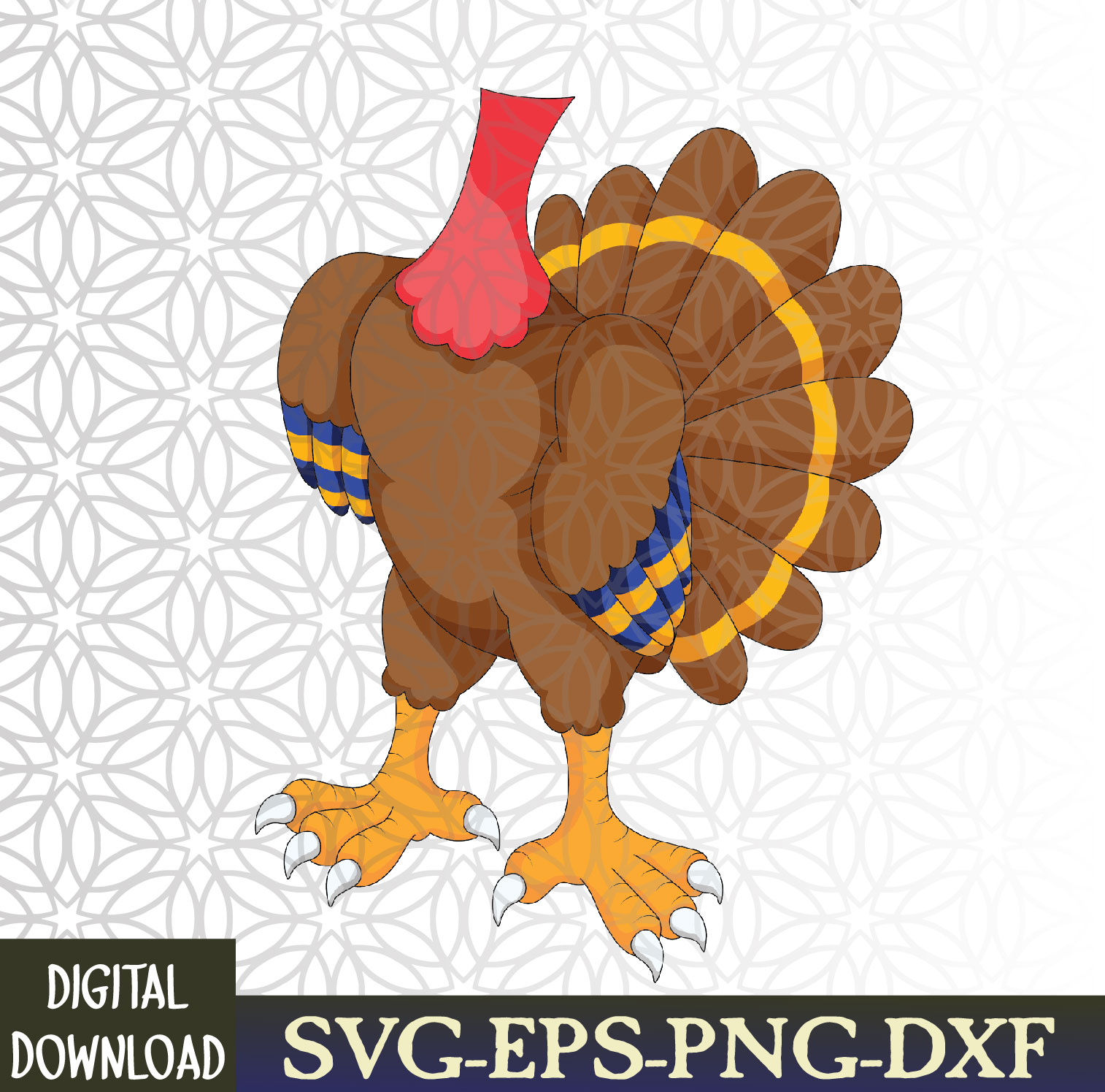Turkey Turkey Costume Svg, Eps, Png, Dxf, Digital Download | Inspire Uplift