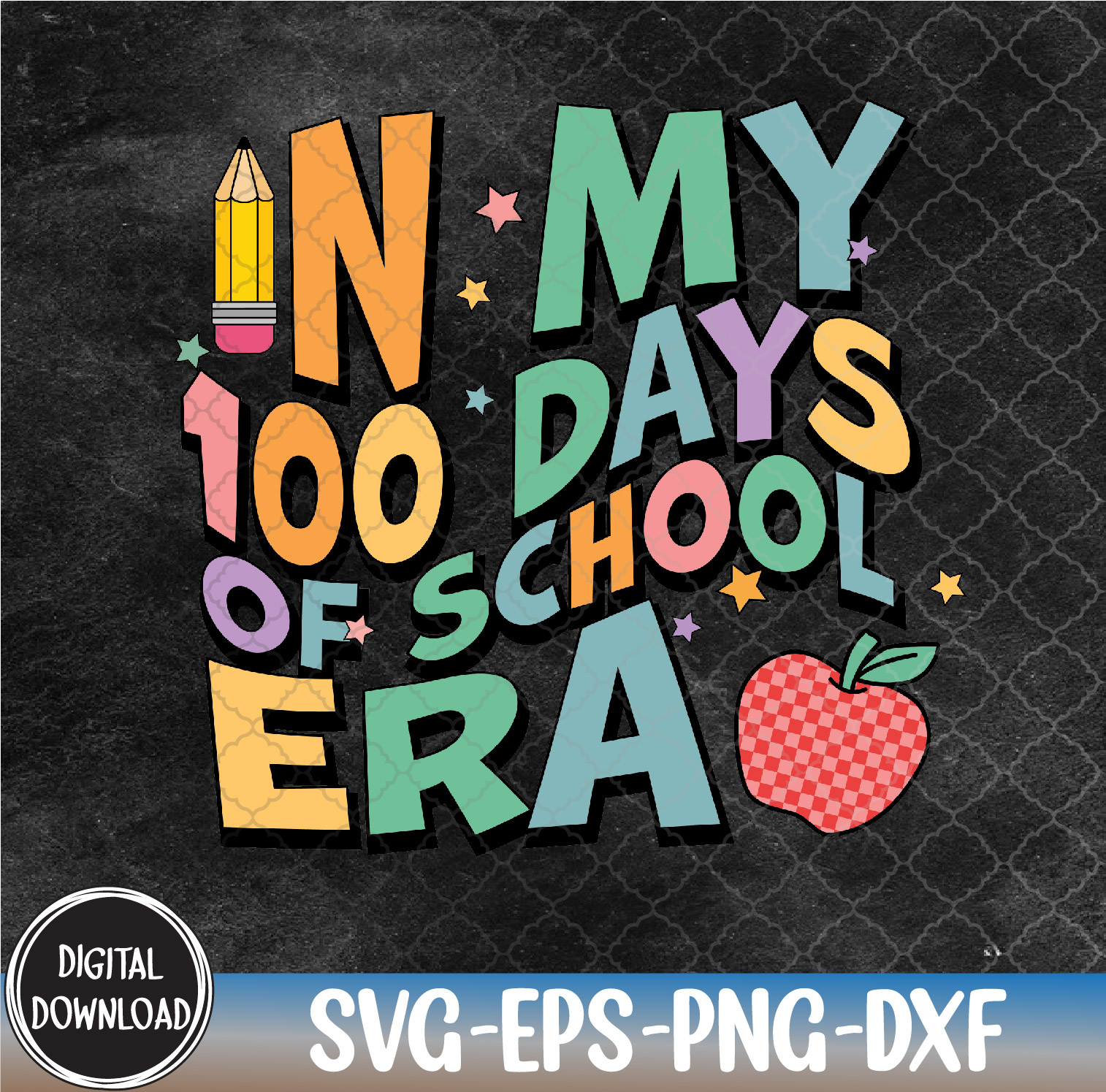 100th Day of School Teacher Kid In My 100 Days of School Era | Inspire ...