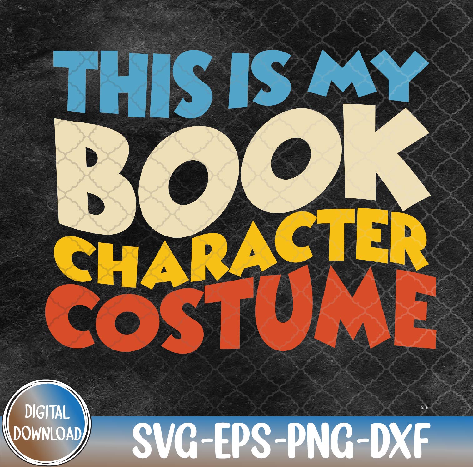 This Is My Book Character Costume Funny Bookworm Book Groovy | Inspire ...