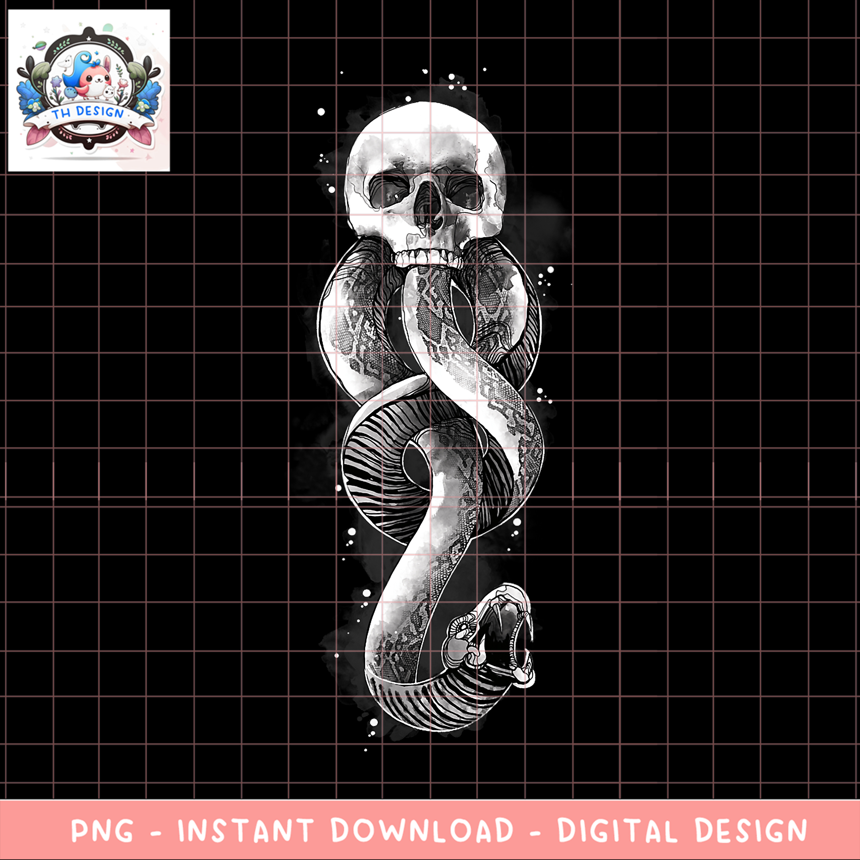 Harry Potter Dark Mark Mystic Wash PNG Download copy | Inspire Uplift
