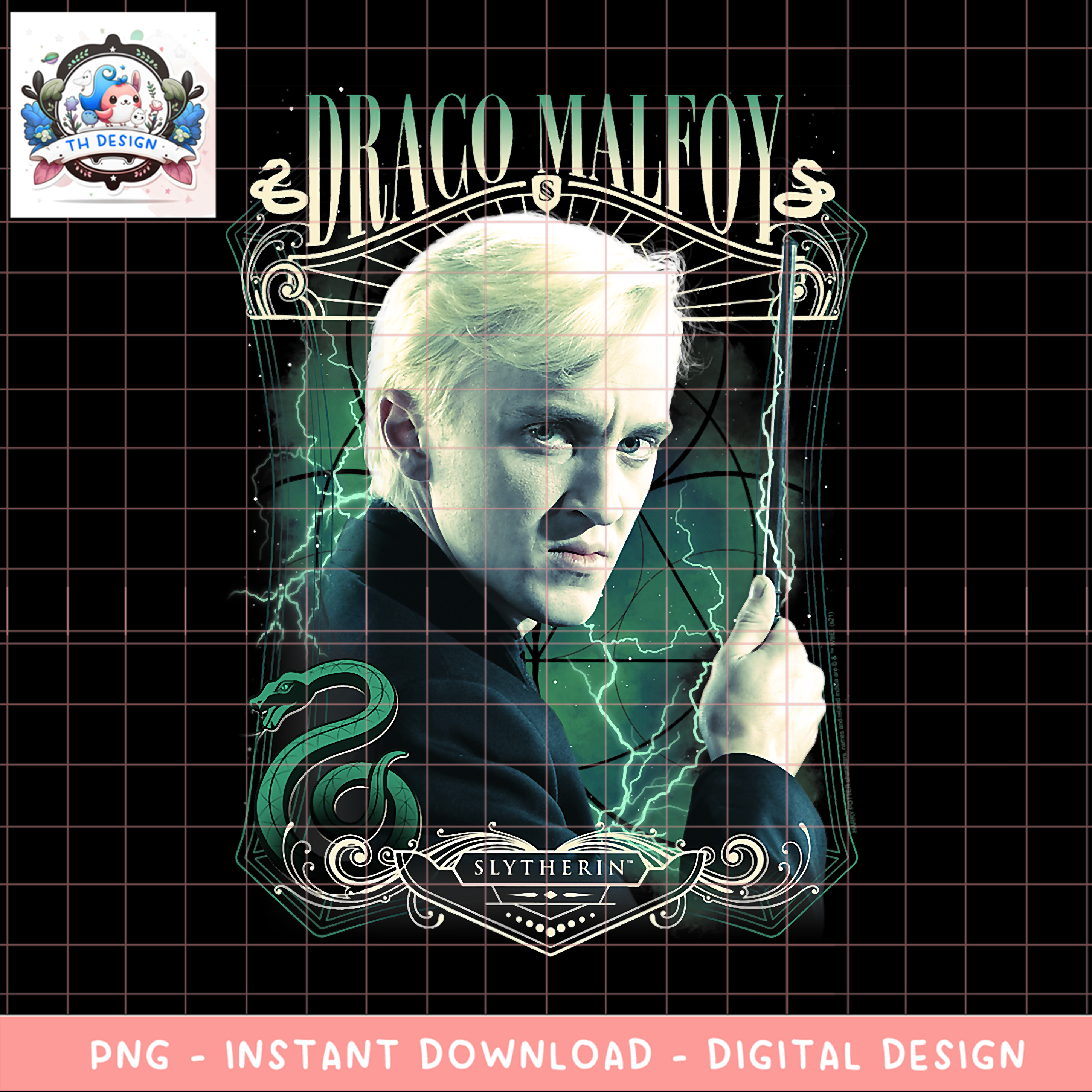 Harry Potter Deathly Hallows 2 Draco Malfoy Slytherin Poster | Inspire ...