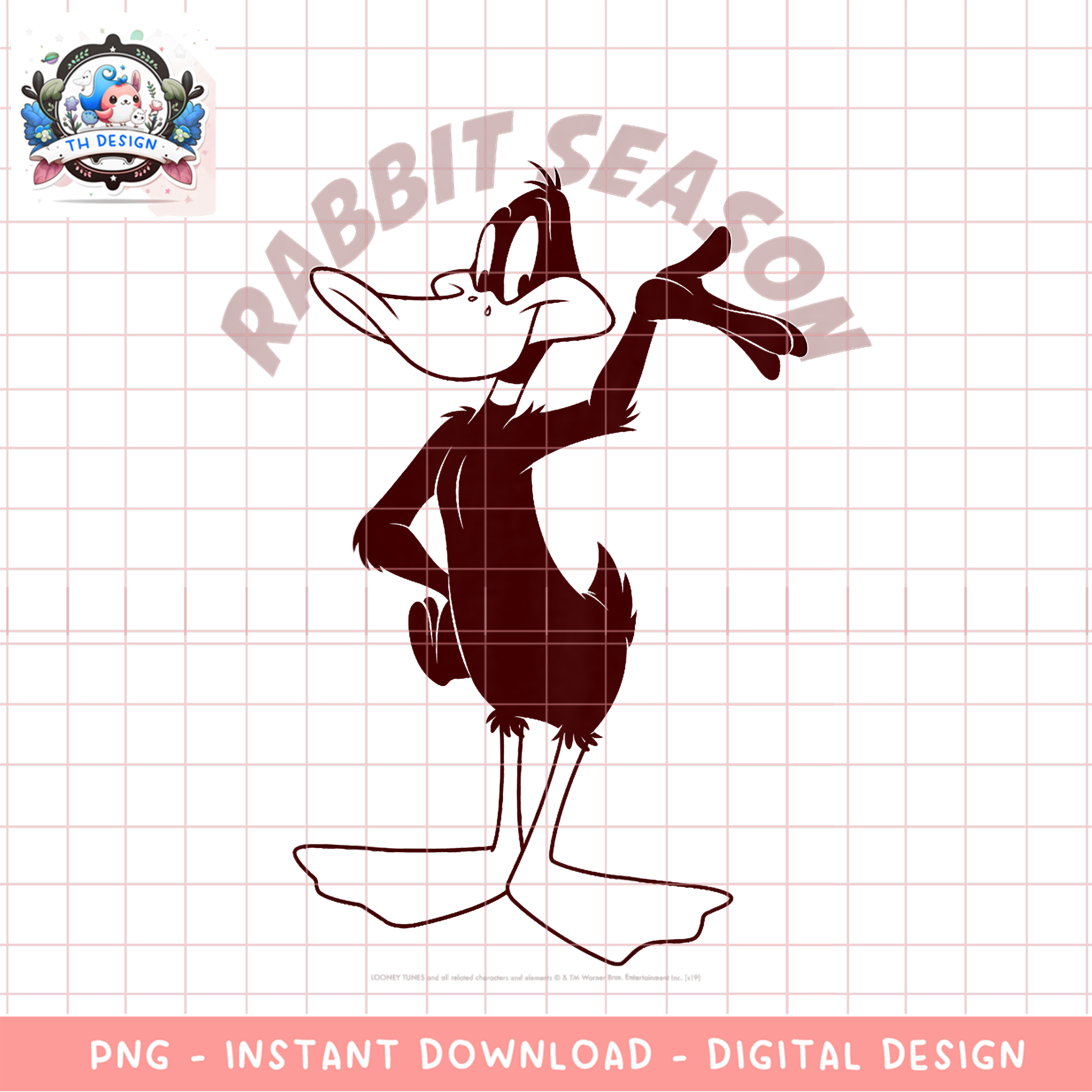 Kids Looney Tunes Daffy Duck Rabbit Season PNG Download copy | Inspire ...