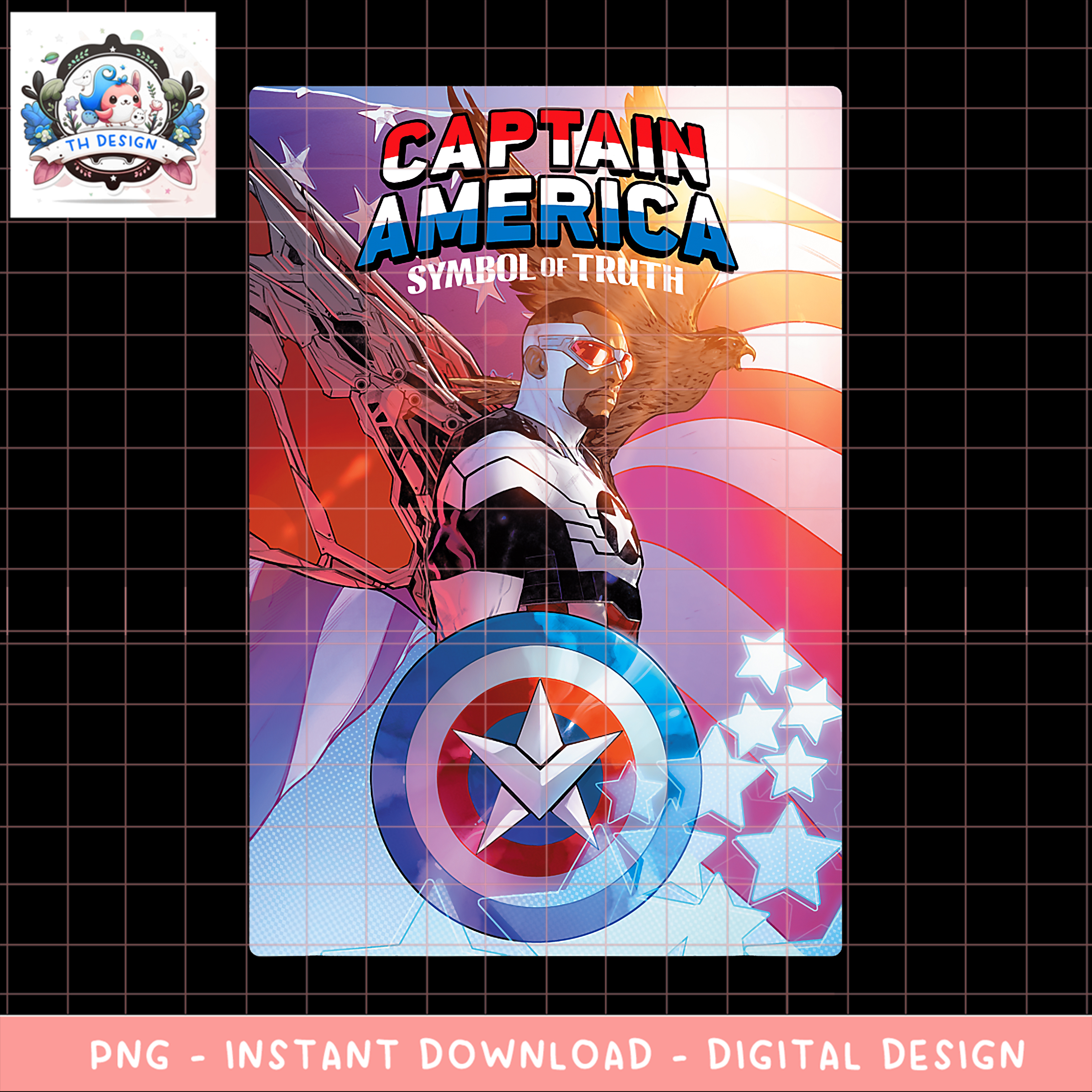 Marvel Captain America Symbol of Truth 1 Comic Cover png, di | Inspire ...
