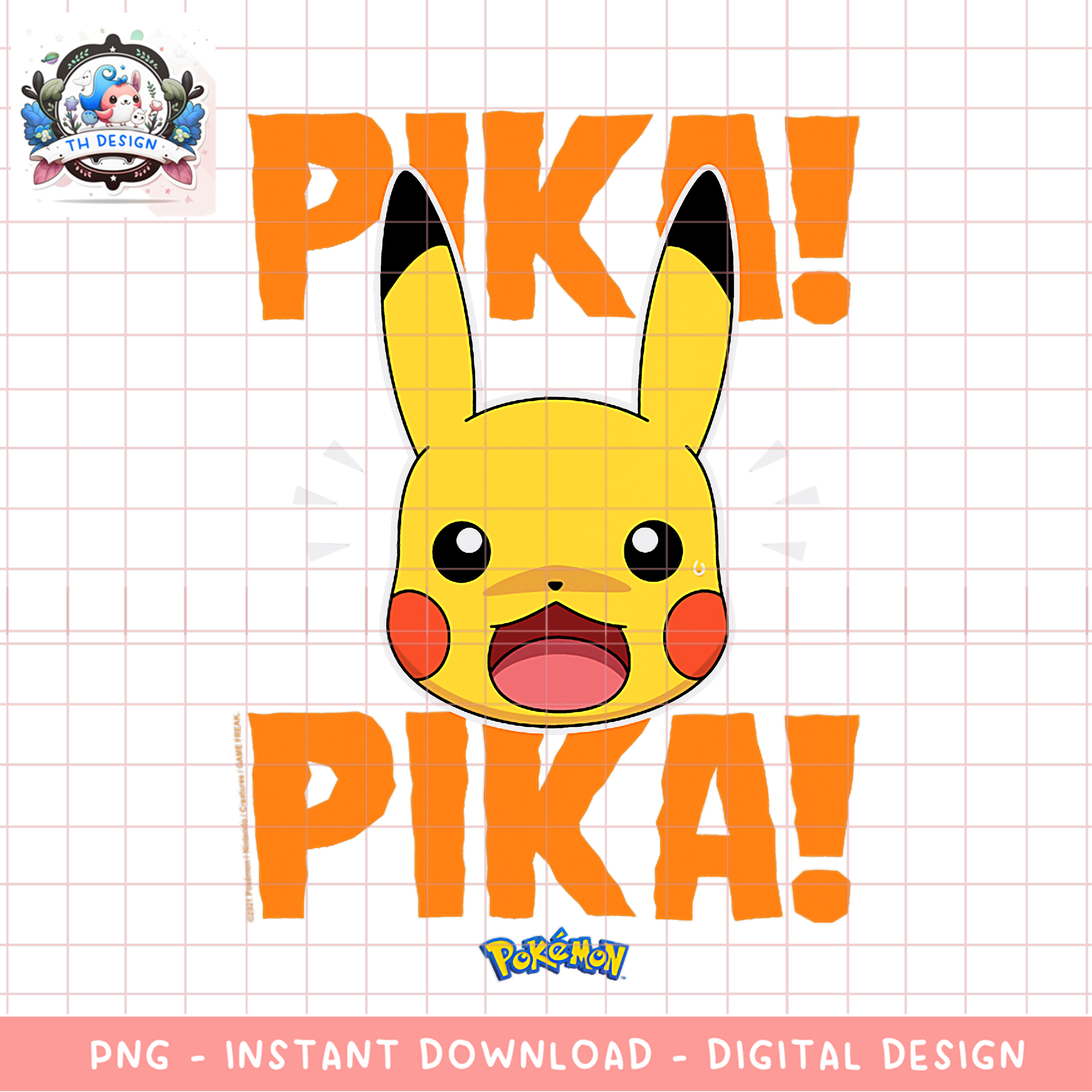 Pokemon Halloween Pika Pika Scared png, digital download, i | Inspire ...