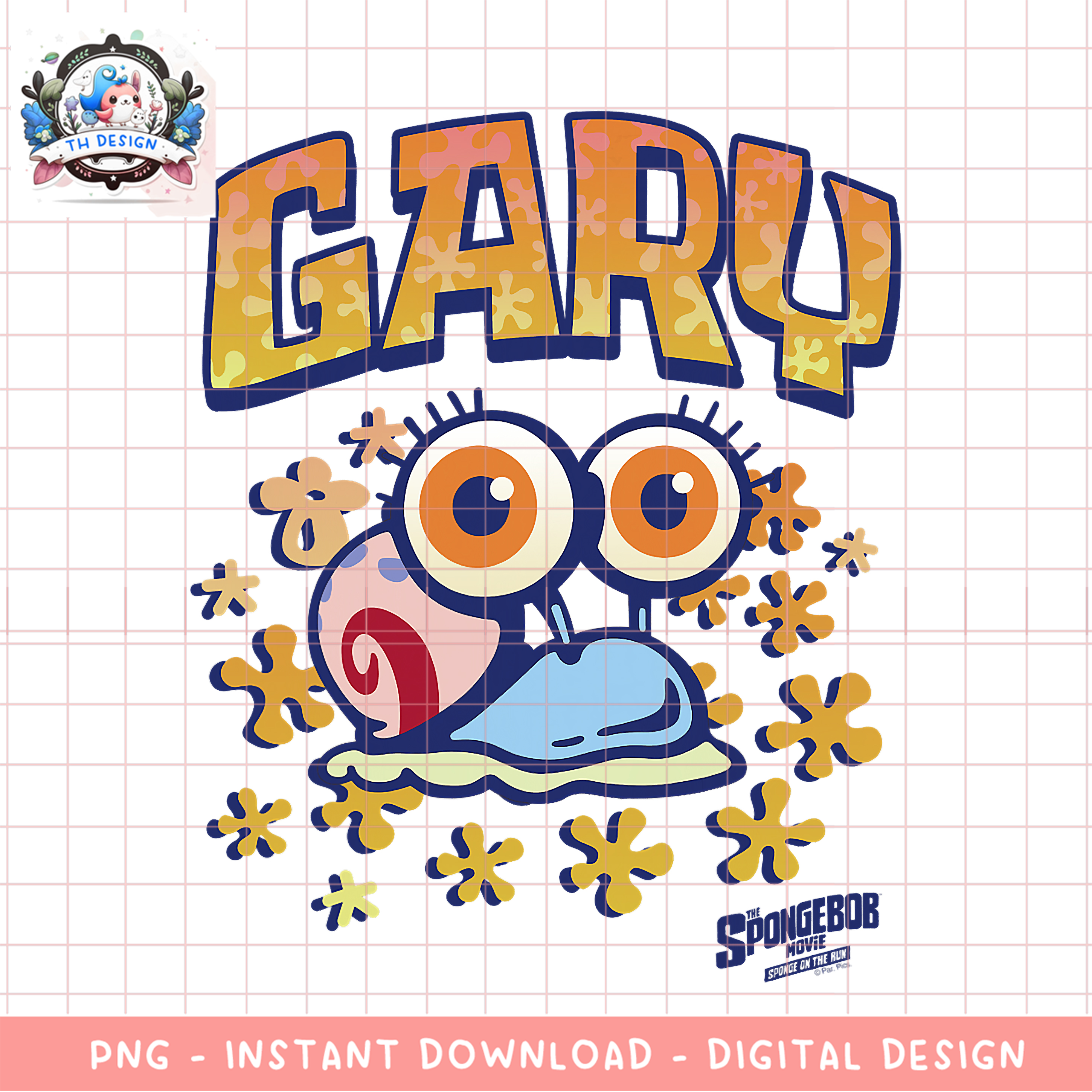 SpongeBob SquarePants Sponge On The Run Gary png, digital do | Inspire ...